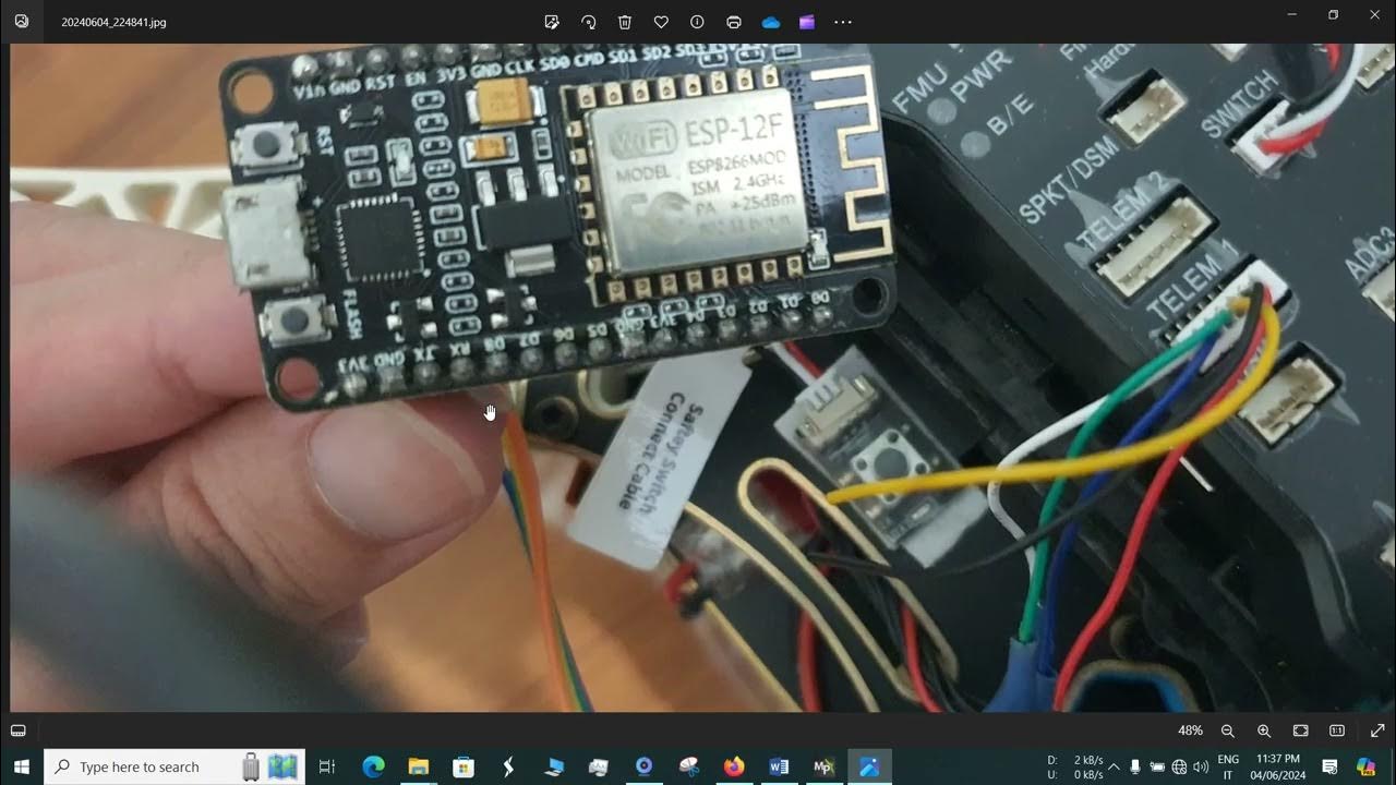 Wifi Telemetry for Pixhawk Drone Using ESP8266/NodeMCU/ESP32 (Telemetry) - YouTube
