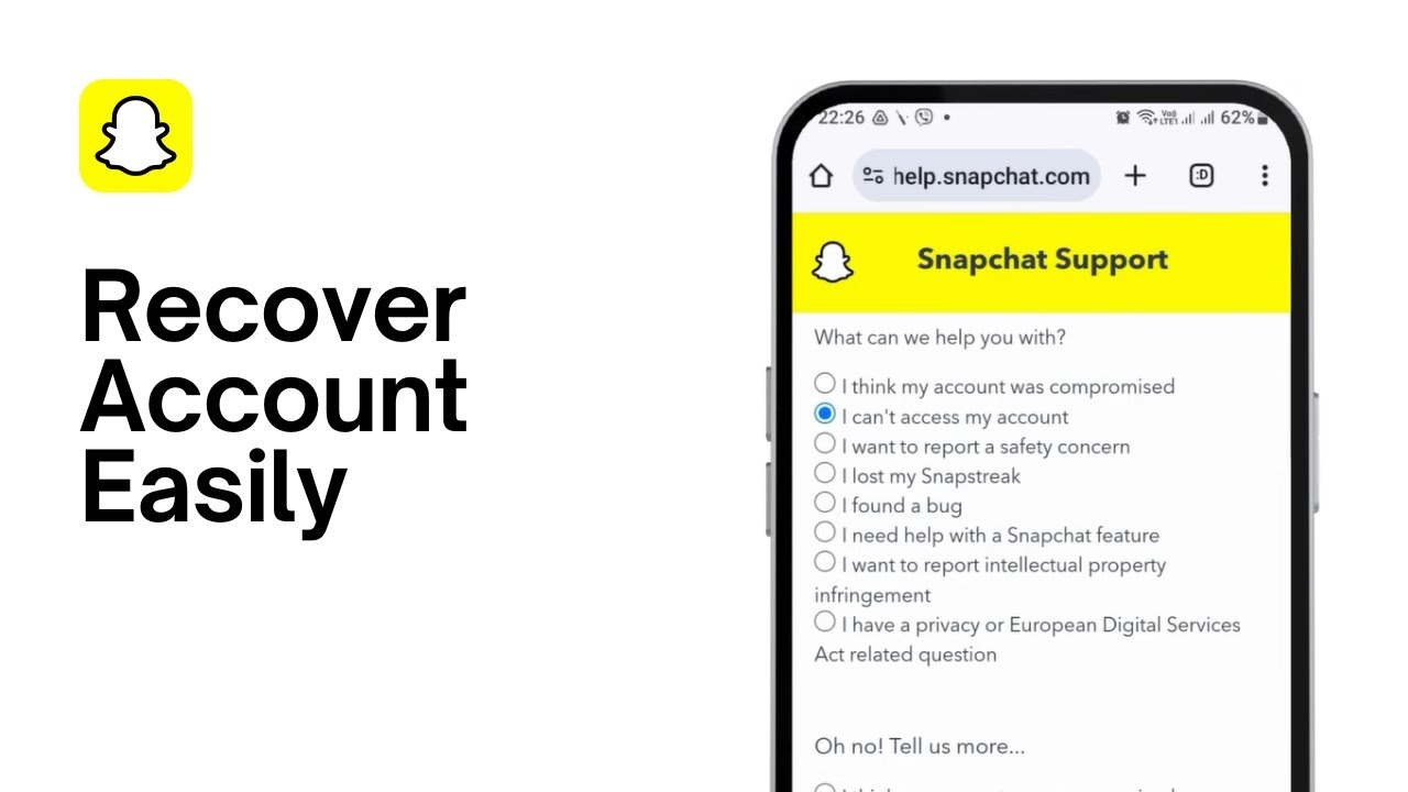 How to Recover SnapChat Account without Email and Phone Number (2024 ...