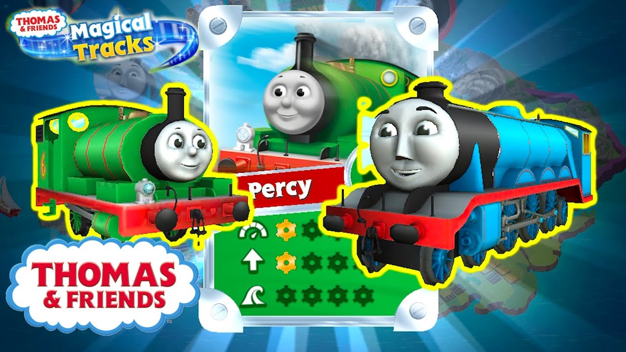 Thomas and Friends Go Go Thomas | Silver Percy VS Gordon! Tap Tap Tap ...