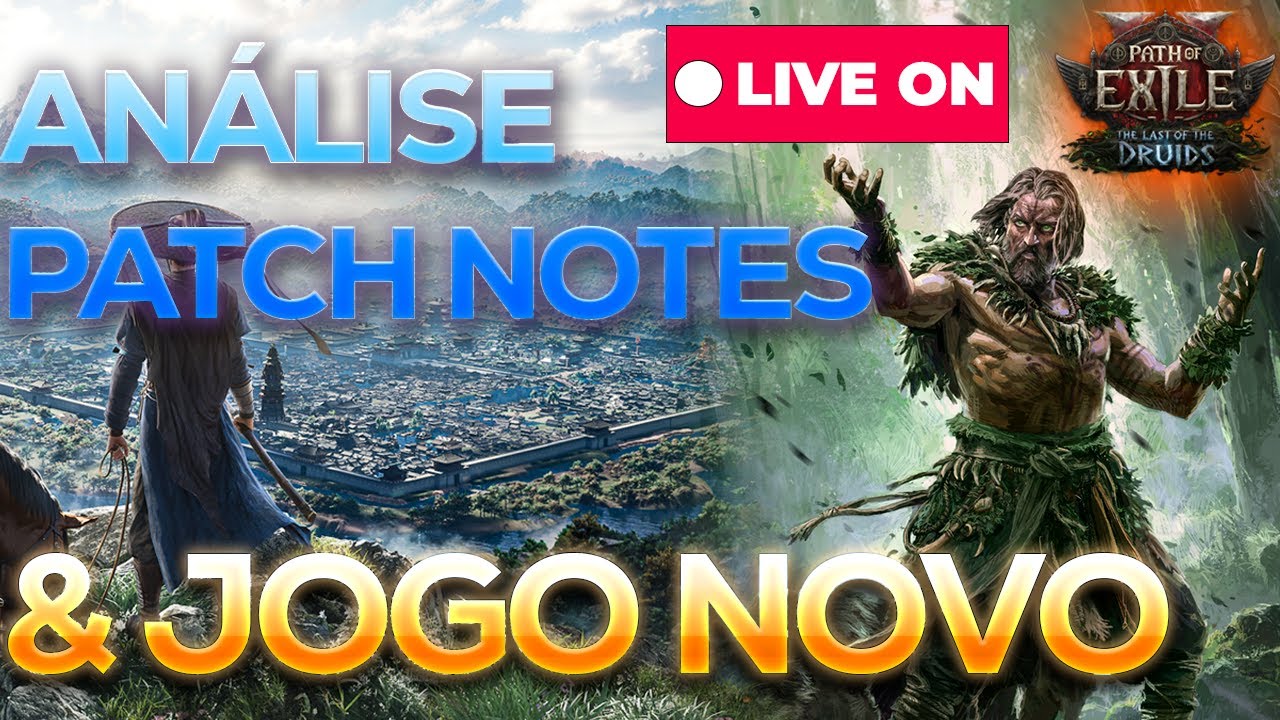 🔴 POE 2 0.4 - Olhando Patch Notes e Gameplay diferente !BUILD !DROP ...