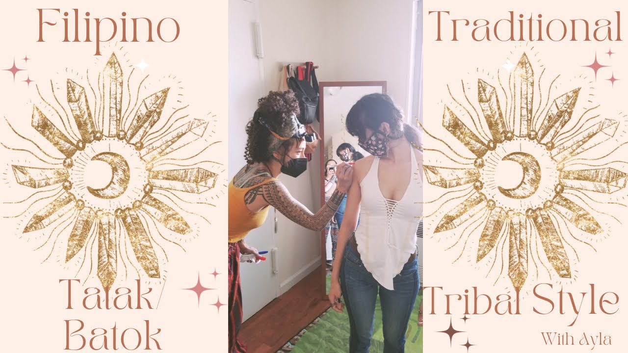Filipino (Tattoo) Tatak/ Batok Visayan Traditional Tribal Style with ...