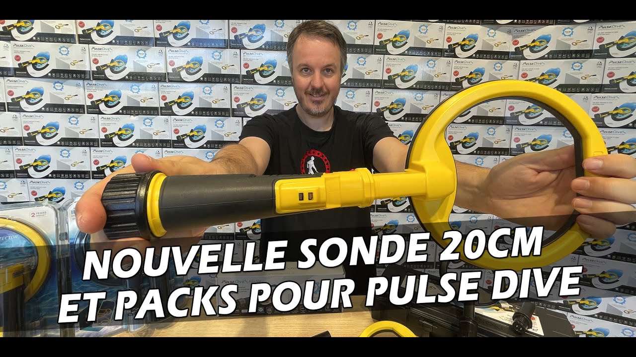 Pulse Dive 2 : sondes disponibles pour ce pinpointer étanche à 60m ...