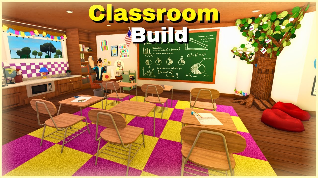 I Built a Bloxburg Classroom With the NEW School Update! - YouTube