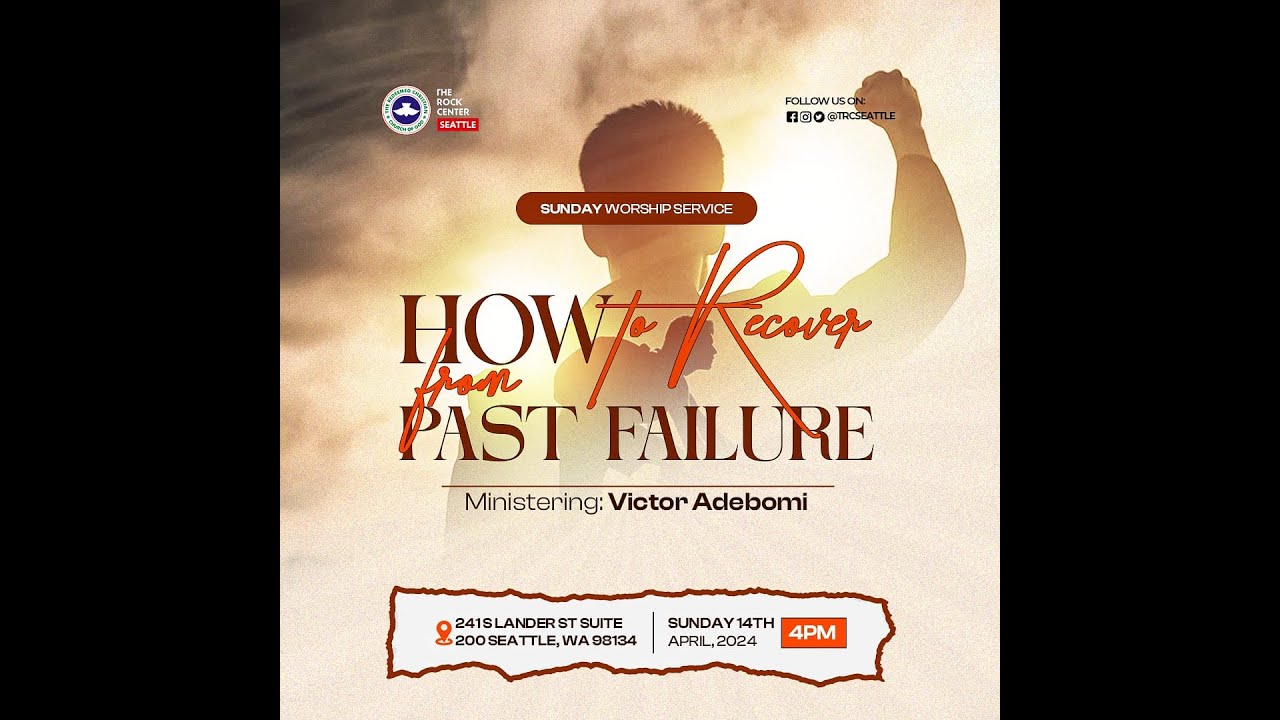 RESOLVING PAST FAILURES // DR VICTOR ADEBOMI // SUNDAY WORSHIP SERVICE ...