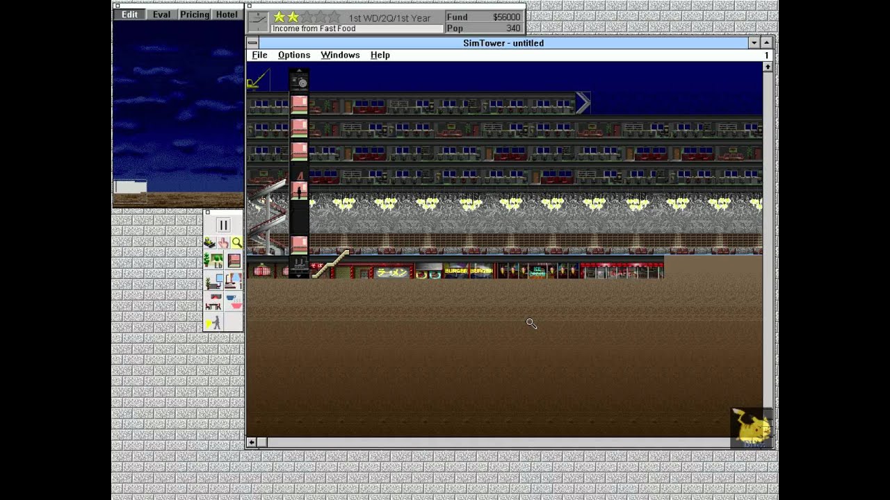 Let's Play -- SimTower, S1, Ep01 - YouTube