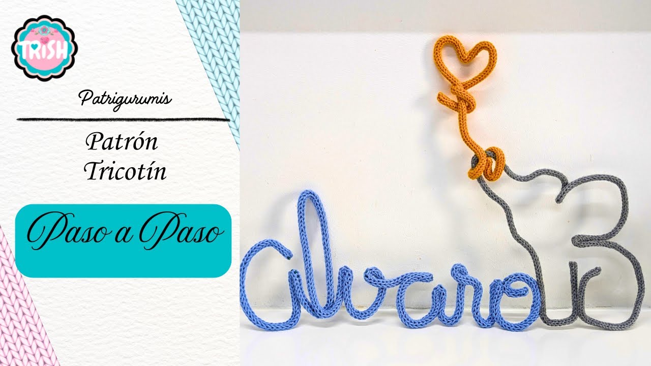 🐘 Mi Primer Proyecto en Tricotín: Nombre con Elefante y Globo 🎈 ¡Súper Fácil y Adorable! - YouTube