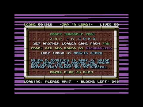Zap 'n Load [COMMODORE 64 TAPE LOADER] - YouTube