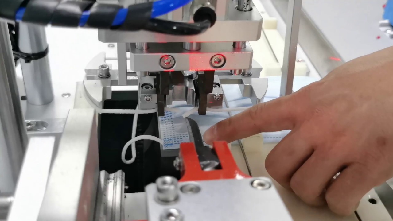 Mask machine trouble shooting earloop falling off tutorial 1 - YouTube