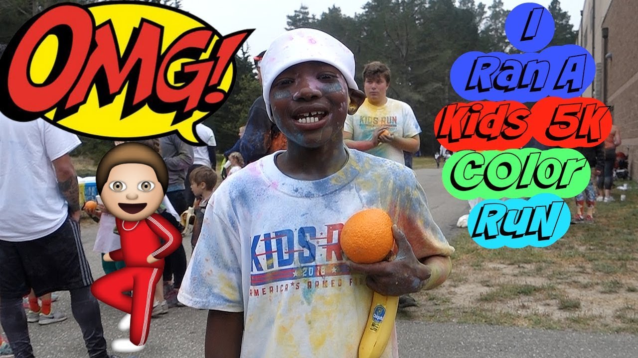 5k Kids Color Run - YouTube