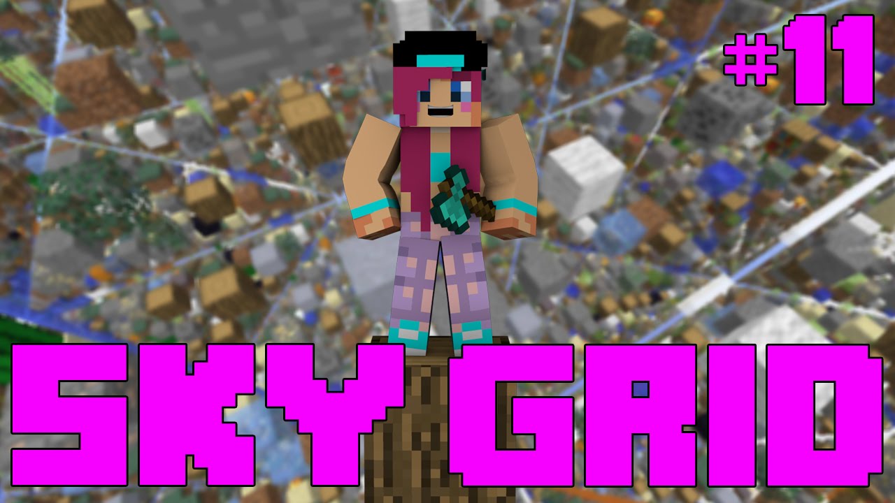Minecraft Xbox - ENDERMAN! - Sky Grid (11) - YouTube