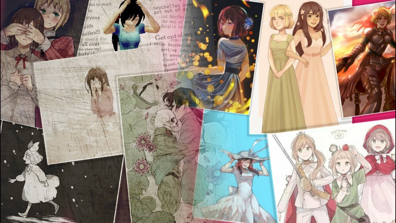 |ENG| Hetalia girls AMV Scars to your beautiful - YouTube