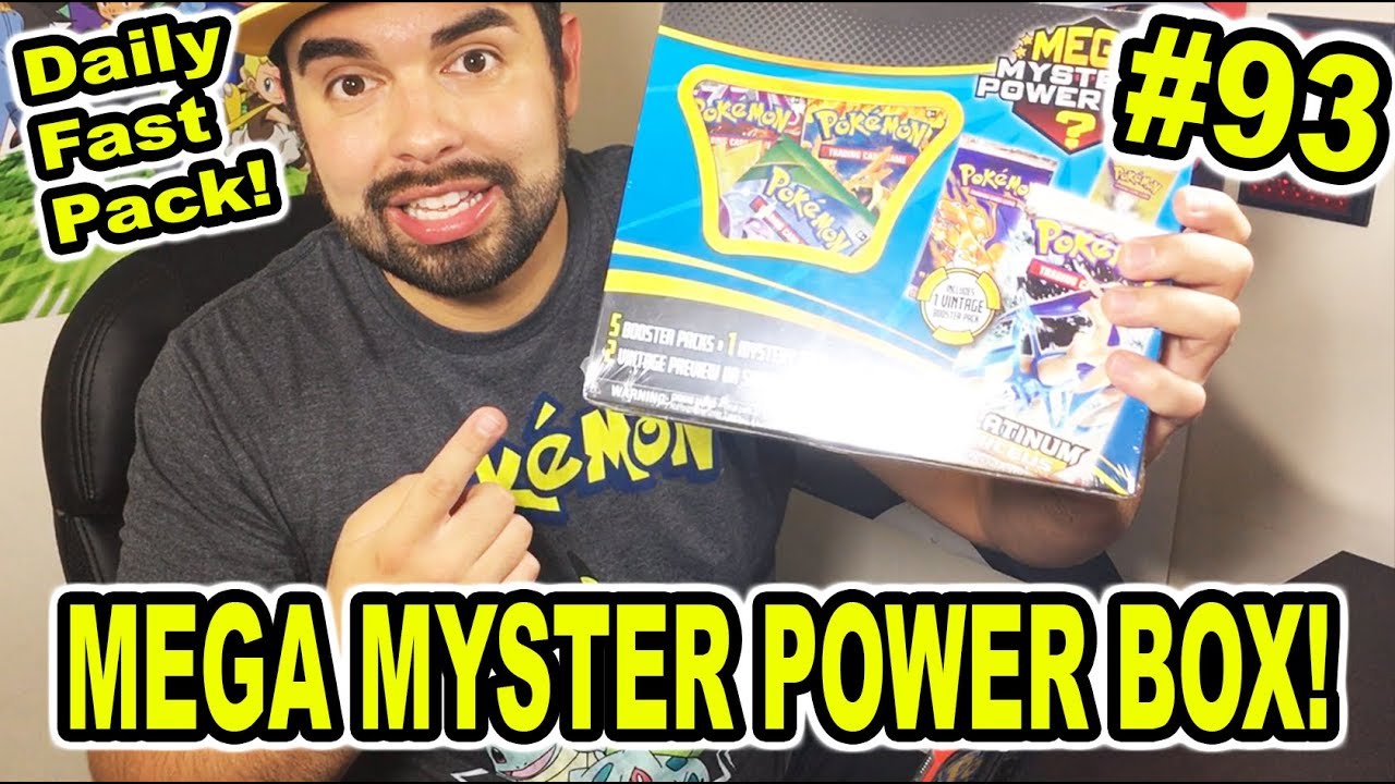 FULL ART MEGA MYSTERY POWER BOX! Daily Fast Pack?! - YouTube