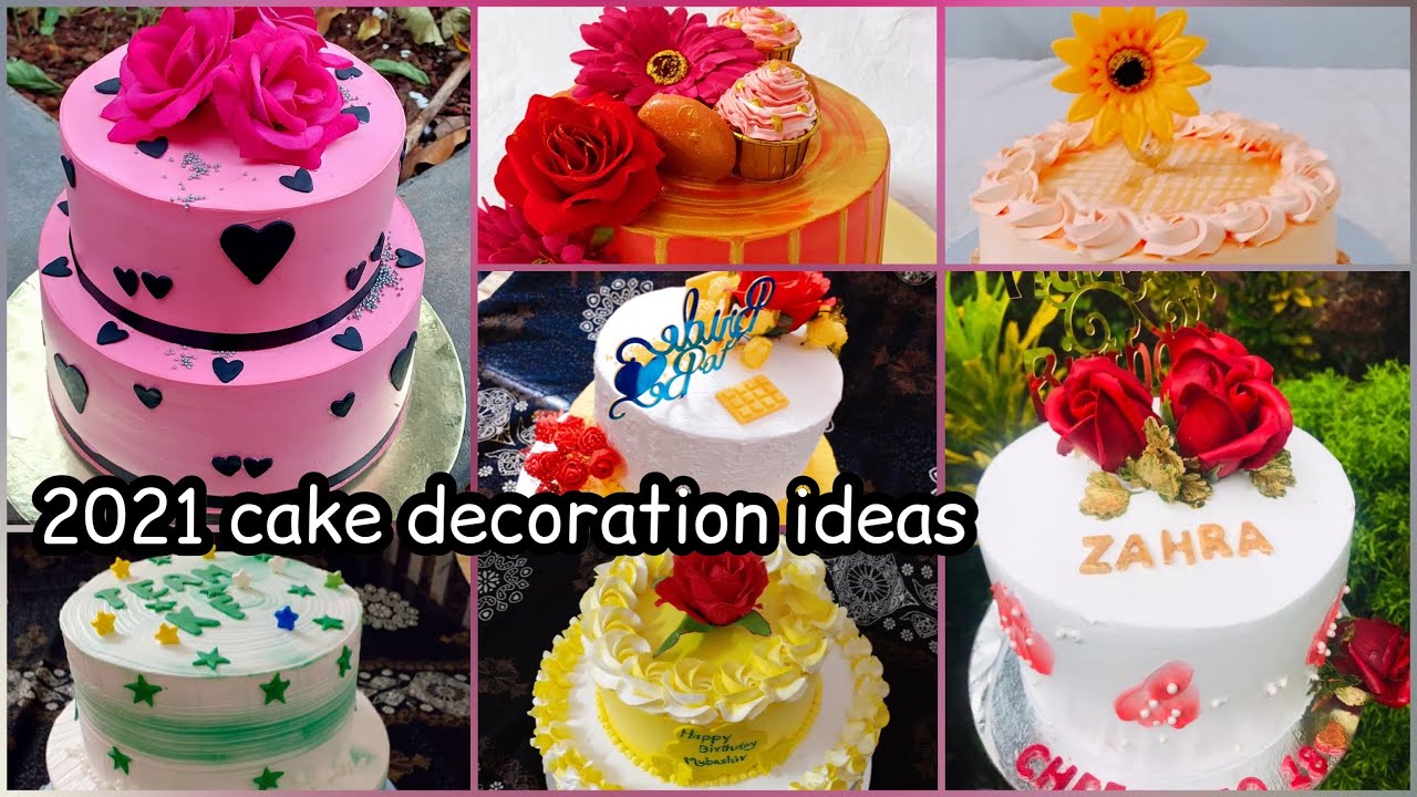 2021 cake decorating idea/Trending cake Theme/Cake designs - YouTube