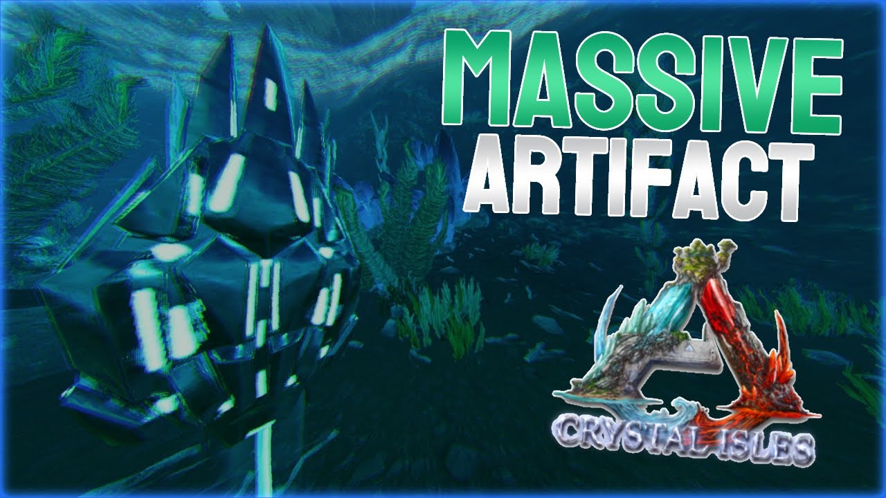ARK ARTIFACT OF THE MASSIVE CRYSTAL ISLES LOCATION - YouTube