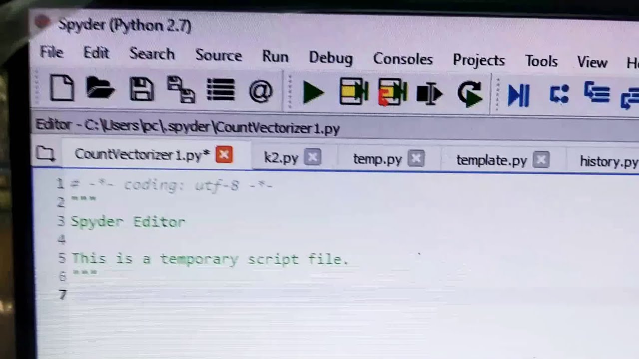 Countvectorizer Program for NLP Example - YouTube