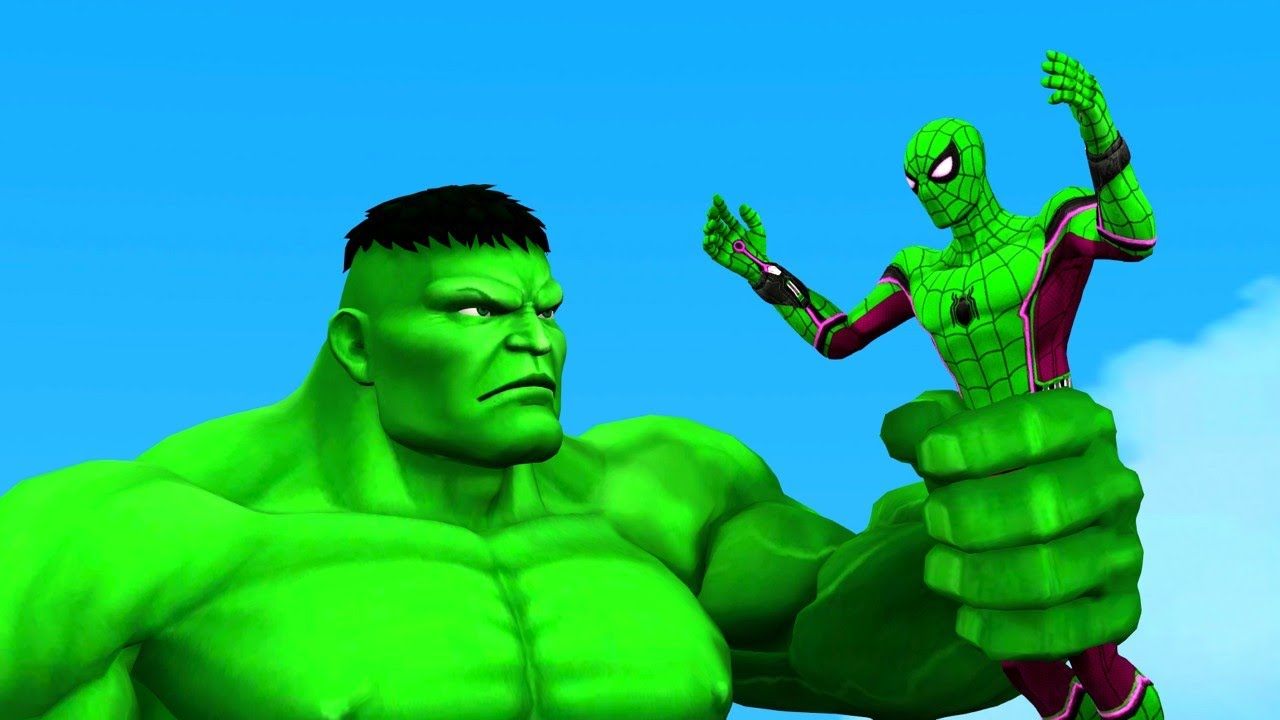 Hulk is Not Letting Spiderman Relax #3danimation #cartoon #gta5 #relax ...