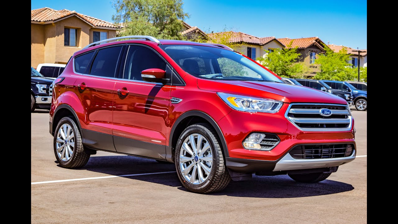 2017 Ford Escape Titanium Walkaround - YouTube