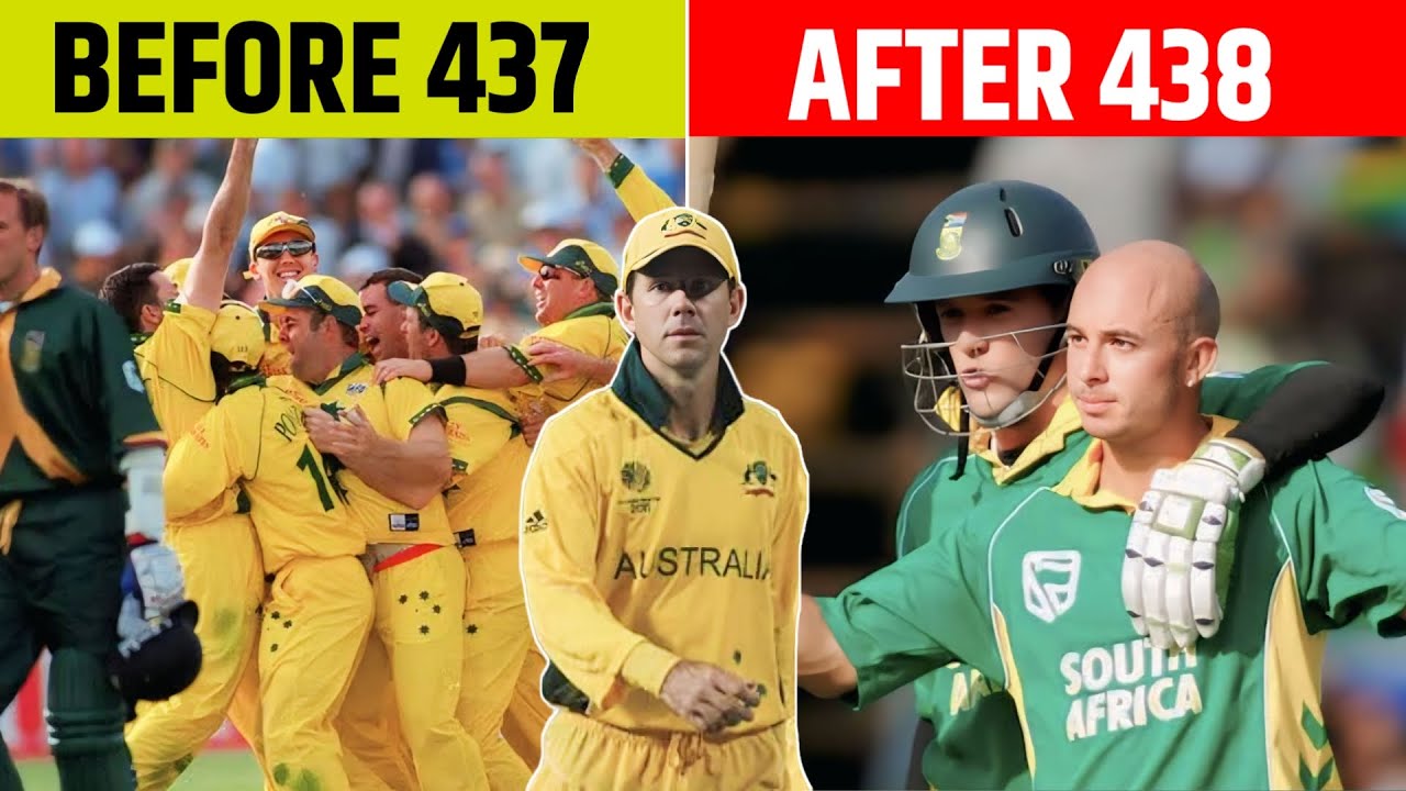 The Most Thrilling Run Chase in ODI Cricket History | World Record 438 ...