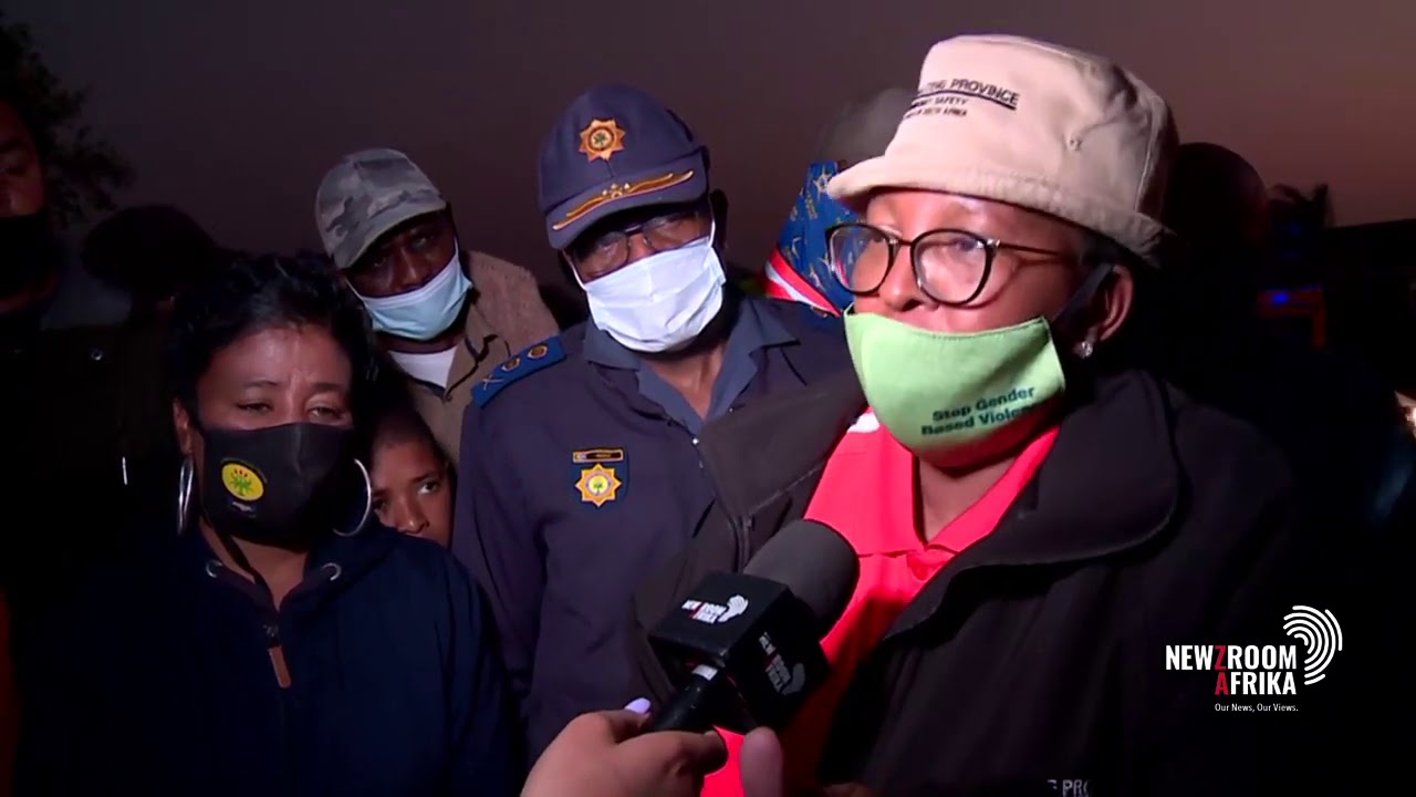 Faith Mazibuko visits the family of a 16 -year old boy who was shot and ...