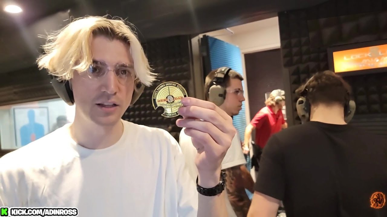 xQc Actually Hits the Target with the Sniper - YouTube