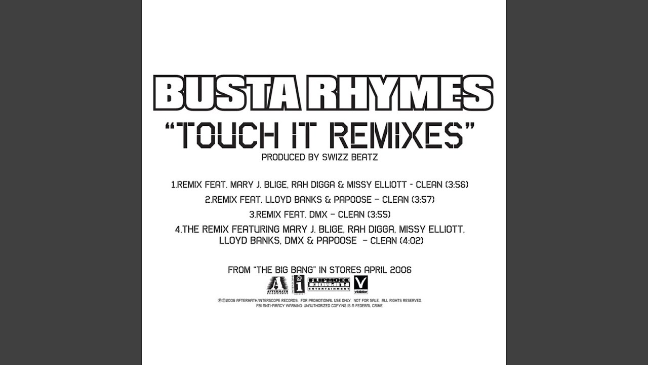 Touch It (Remix/Feat. DMX (Edited)) - YouTube