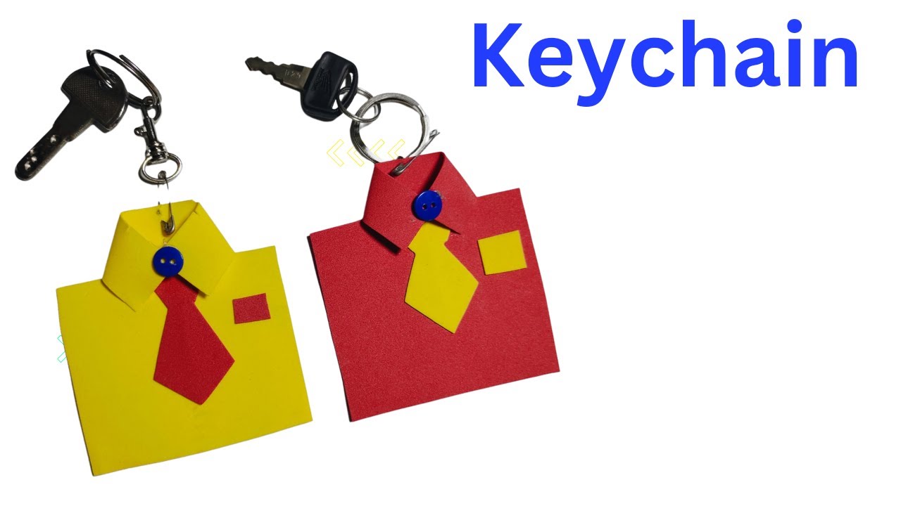 Father's Day ️ keychain ⛓️⛓️⛓️ Gift Idea || Diy fathers day gift || How ...