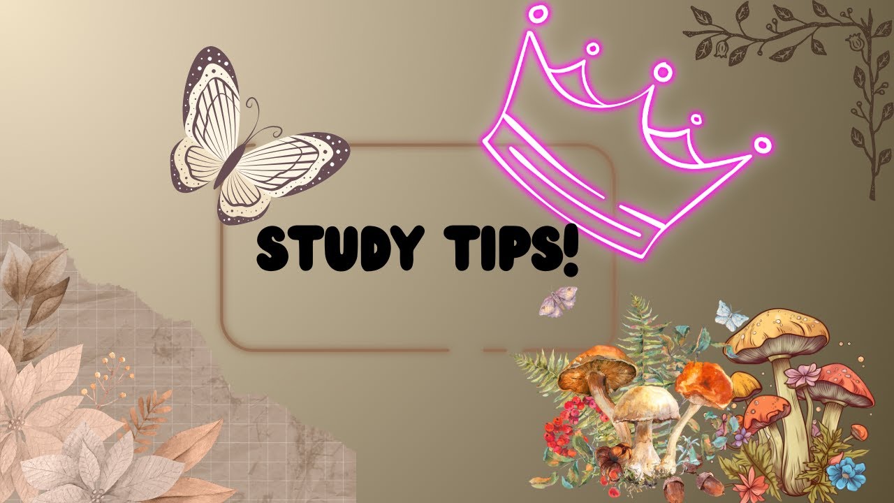 STUDY TIPS! - YouTube