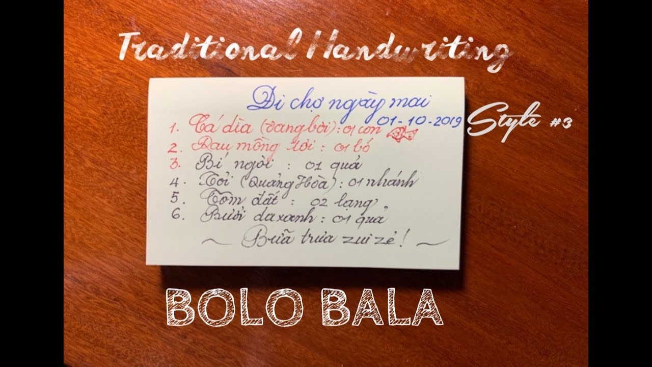 Traditional Handwriting Style To-do list | Calligraphy | Oddly ...