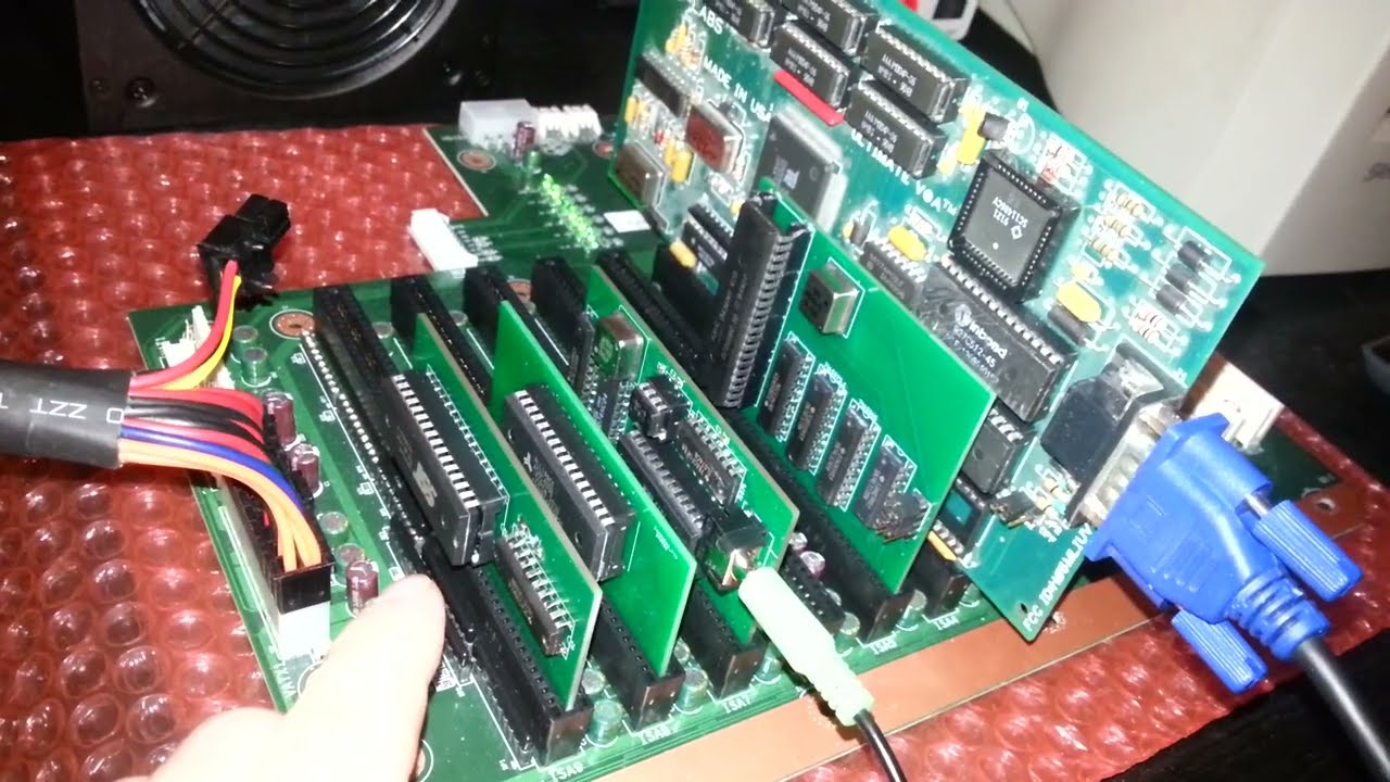 Simple 8088 ISA board - YouTube