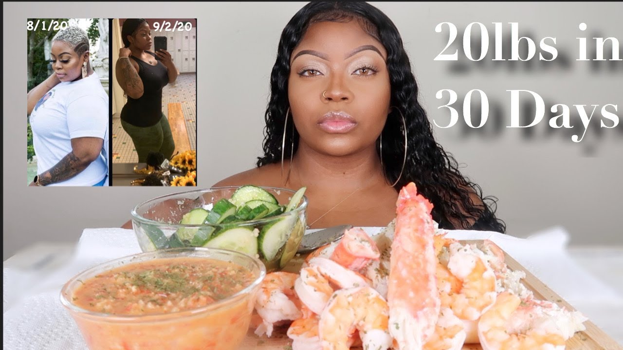 I LOSE 20LBS IN 30 DAYS!! MY WEIGHT LOSS JOURNEY! DESHELLED SEAFOOD ...