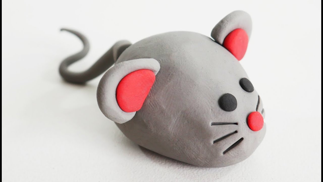 How to Make a Cute Clay Mouse 🐭💫 | Simple Step-by-Step Tutorial | Play ...