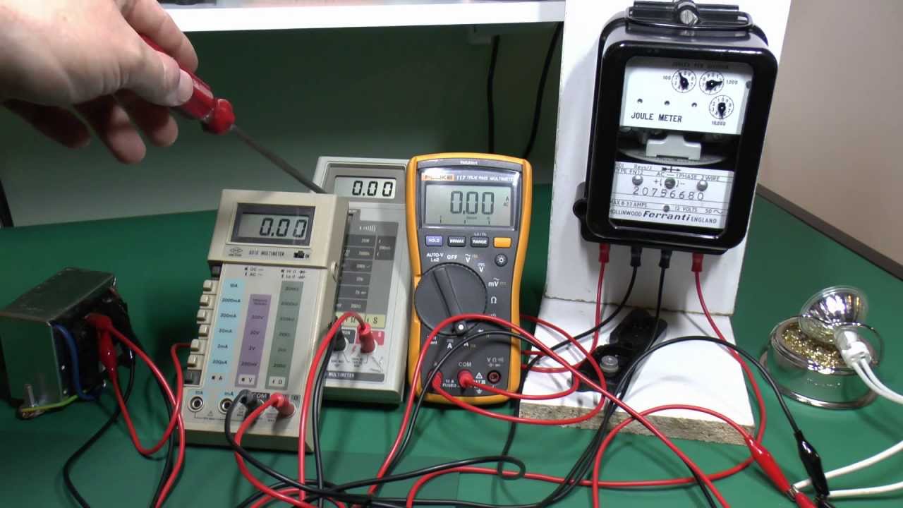 Hollinwood Ferranti Joule Meter FN12 - YouTube