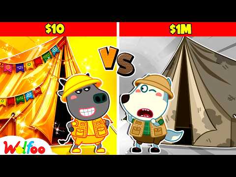NEW: Rich vs Broke Vacation: SUMMER BREAK ⛱️ Wolfoo's Funny Stories for Kids | Wolfoo Channel
