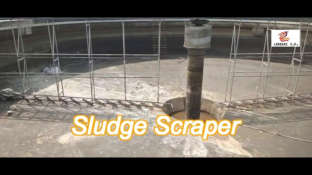 full bridge central drive sludge scraper high efficiency sewage ...