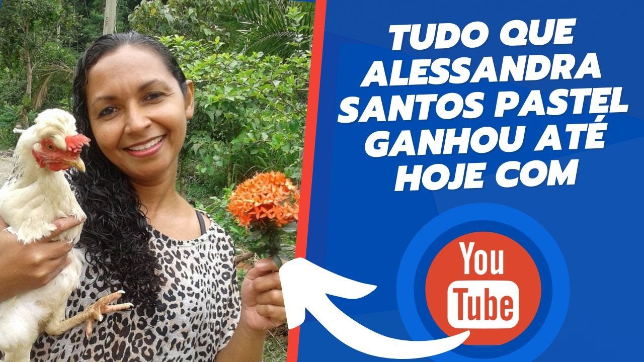 Tudo o que ALESSANDRA SANTOS PASTEL ganhou até hoje com Youtube desde ...