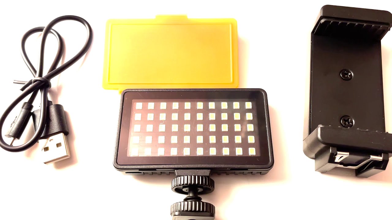 Digipower Dimmable LED, perfect with smartphone or cameras - YouTube