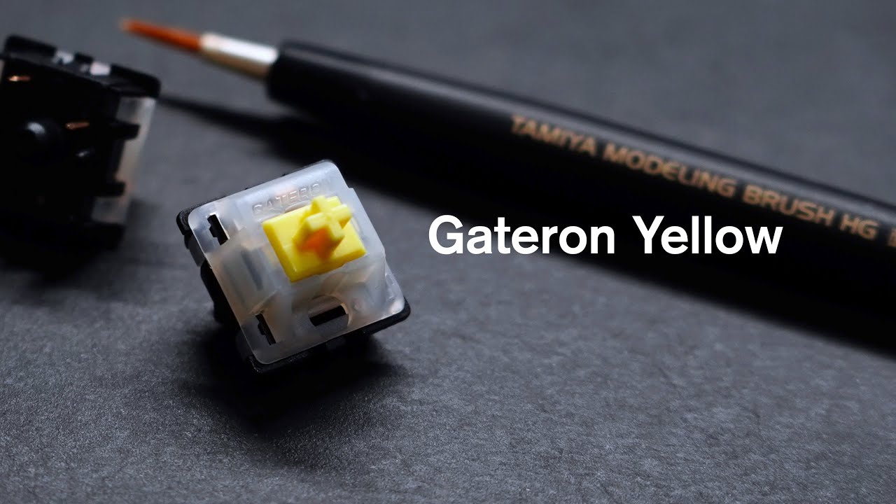 Gateron Yellow Switch (Lubed and Filmed) Sound Test w/Keycult no.2 TKL ...