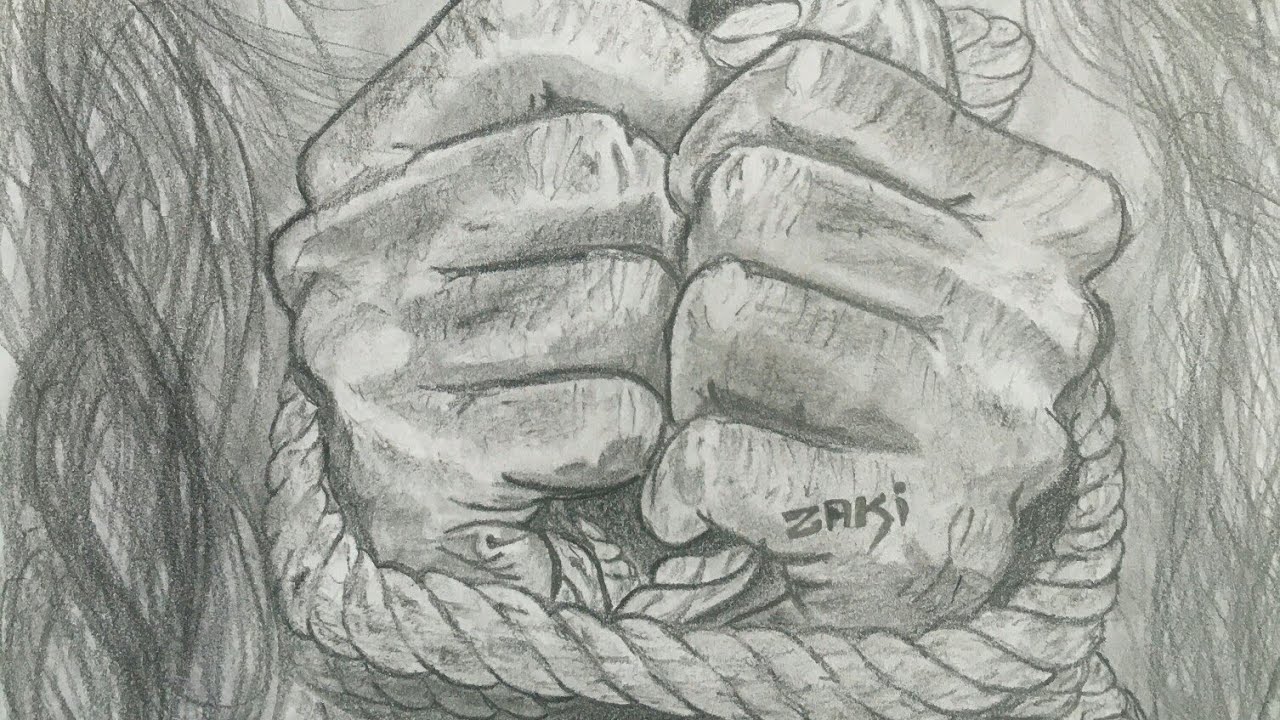 Draw an amazing slave girl sketch - YouTube