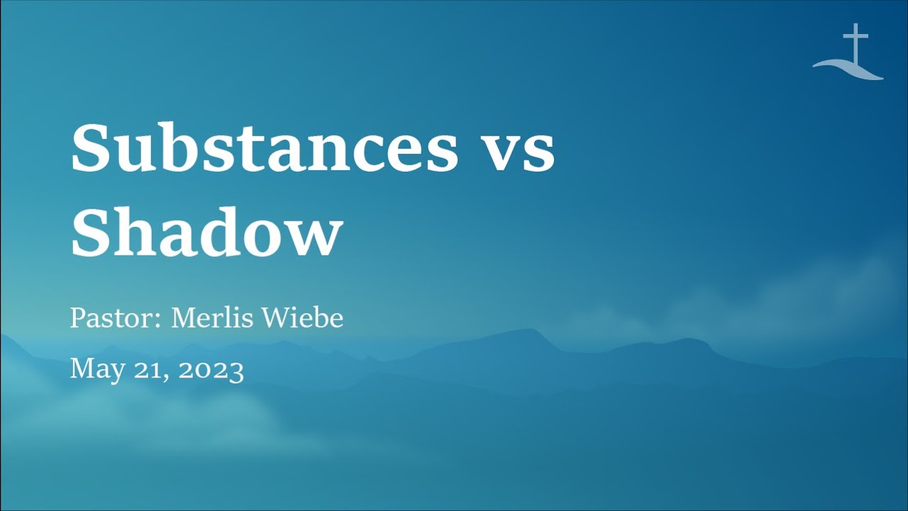 Substance vs Shadow - YouTube