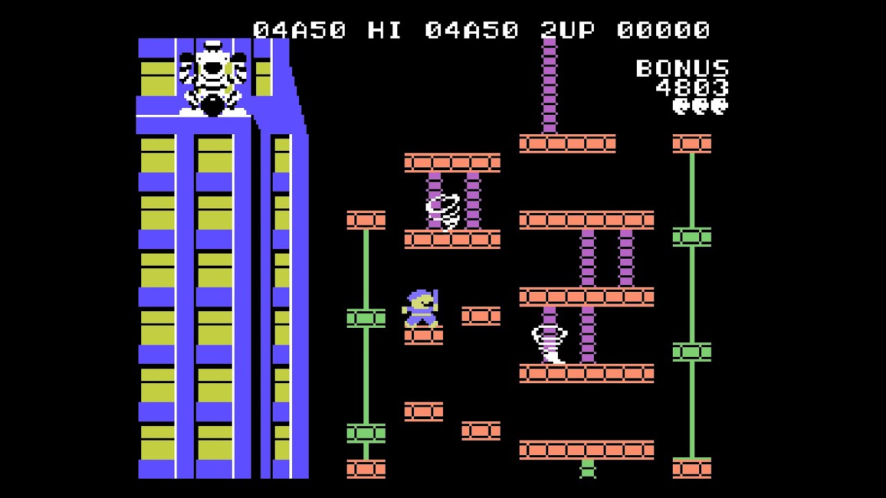 CreatiVision Game: Police Jump (1982) - YouTube