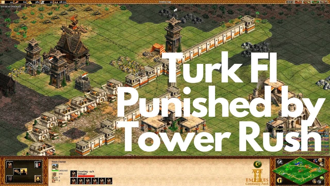 4v4 BF Lord | Turk Flank | Turk FI punished by tower rush - YouTube