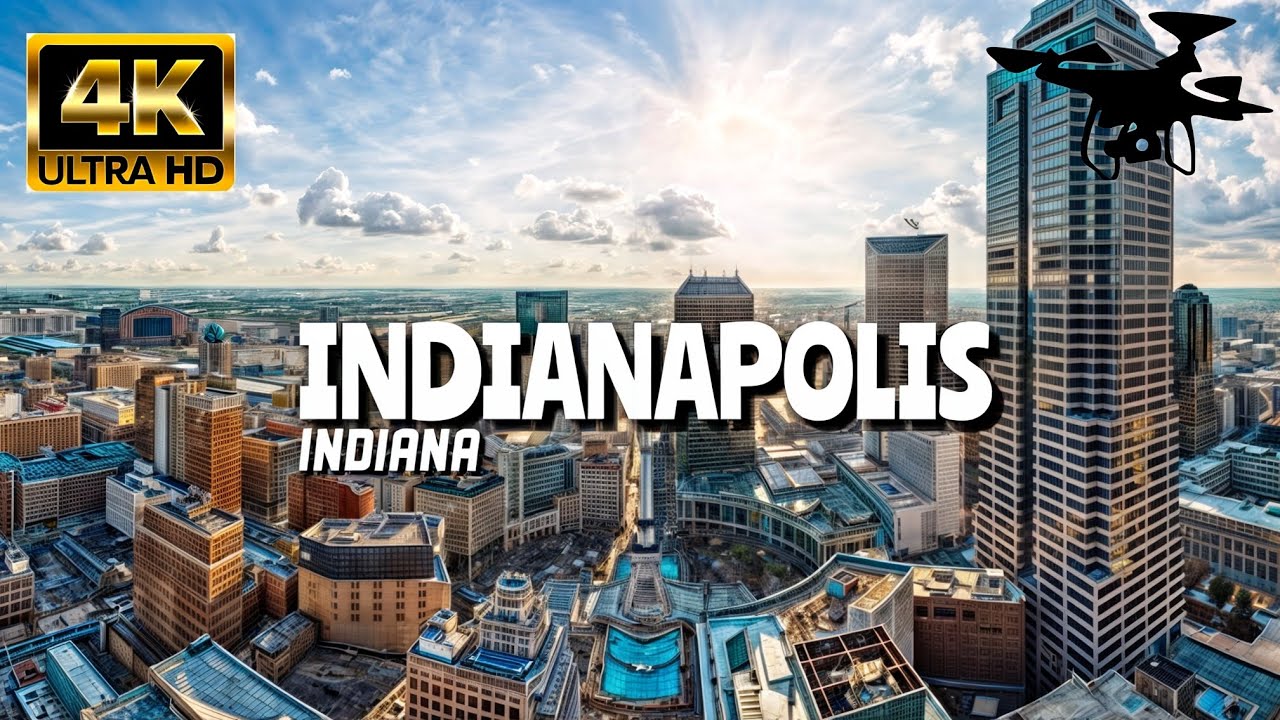 Indianapolis, Indiana In 4K By Drone - Amazing View Of Indianapolis ...
