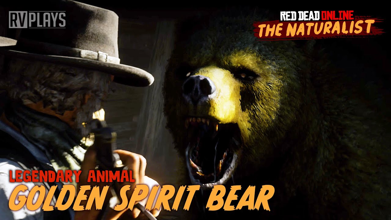 Red Dead Online : Harriet Mission - Legendary Golden Spirit Bear - YouTube