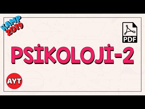Psikoloji - 2 | AYT