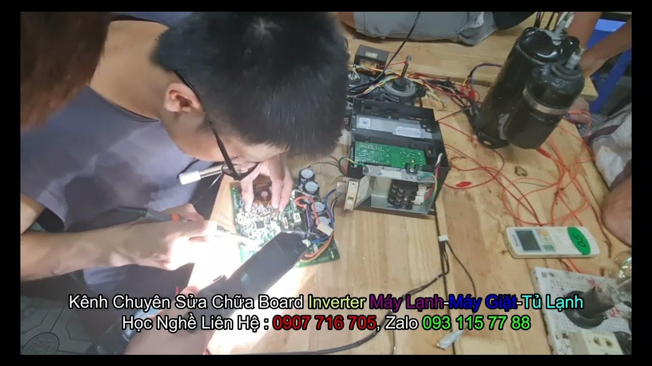 Hướng dẫn học viên trực tiếp sửa lỗi nổ ICCS, L5, H6 máy lạnh Daikin inverter, 100% làm được ...