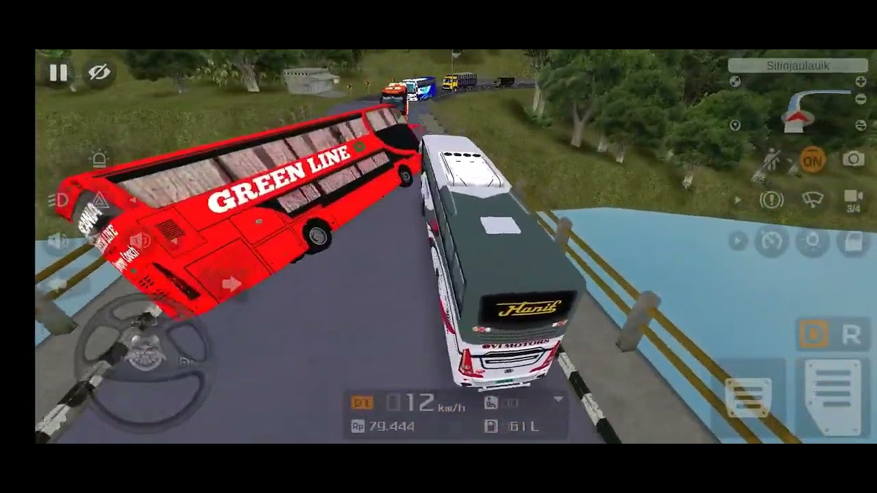 bussid game bus hanif - YouTube