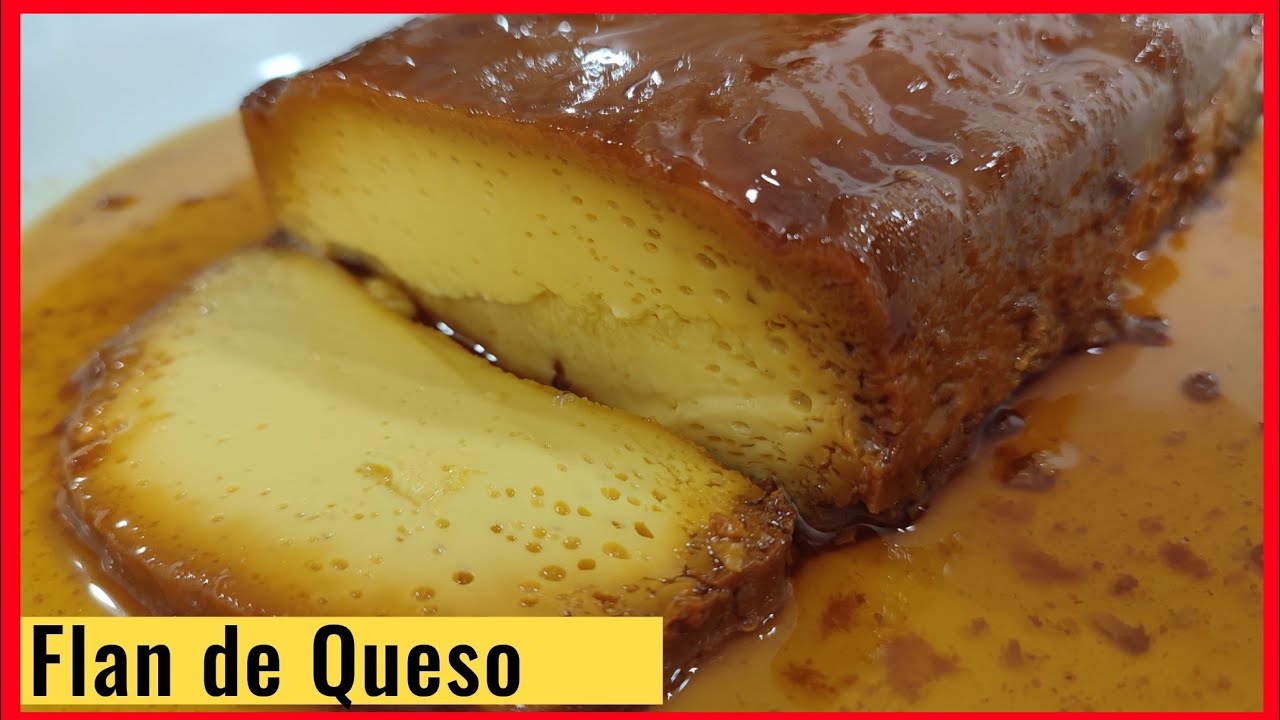 Flan De Queso/ Delicioso flan helado de queso sin harina - YouTube