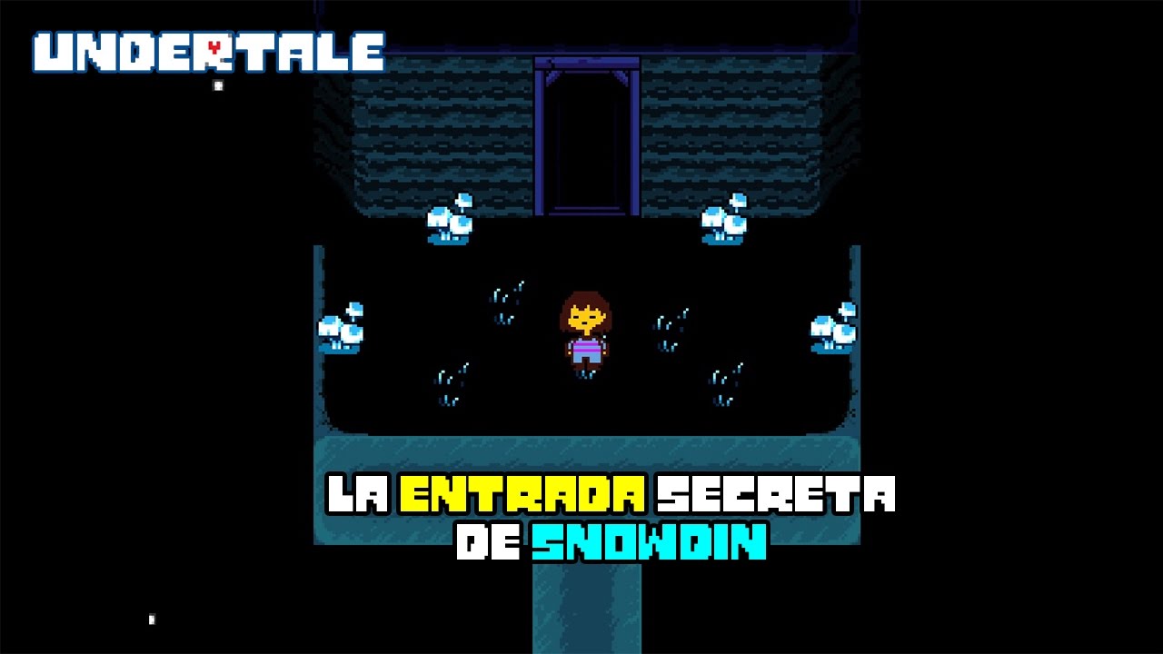 Que hay en la PUERTA SECRETA de SNOWDIN? - UNDERTALE - YouTube