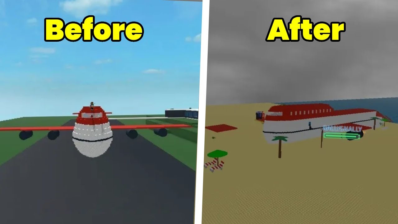 Surviving a Plane Crash in Roblox is Something.... - YouTube