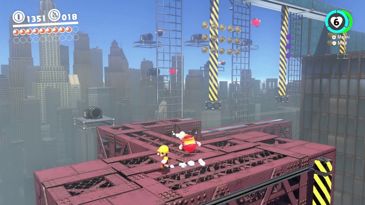 Super Mario Odyssey - Metro Kingdom Moon #47: Bullet Billding Moon 🌙 ...